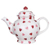 Emma Bridgewater Teapot 4 Mug - Pink Hearts | Pippins Tea Company Inc.